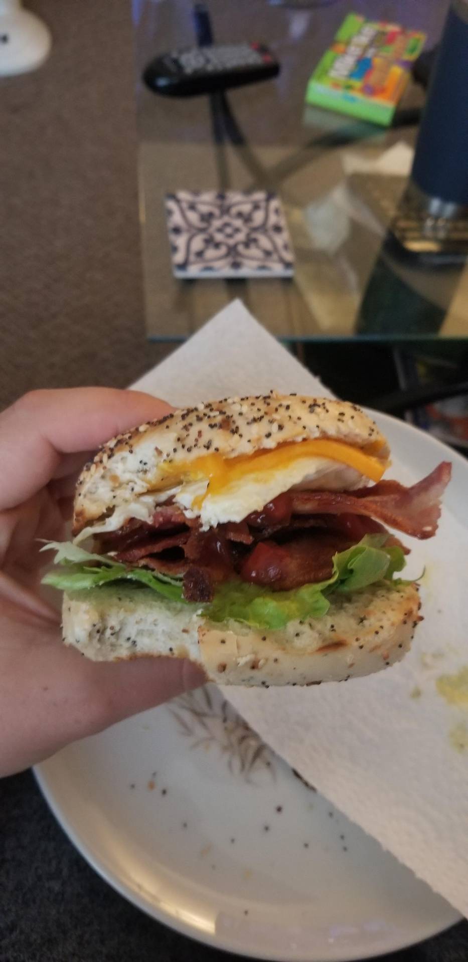 Delicious breakfast bagel | Scrolller