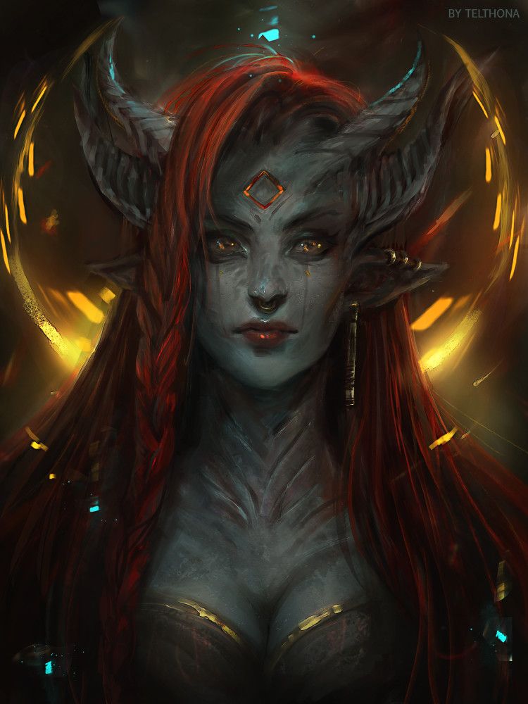 Demon Girl by Sandra Duchiewicz | Scrolller