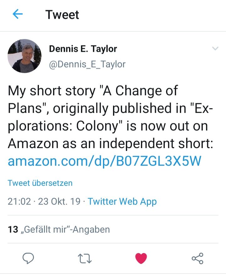 Dennis E Taylor made a short story | Scrolller