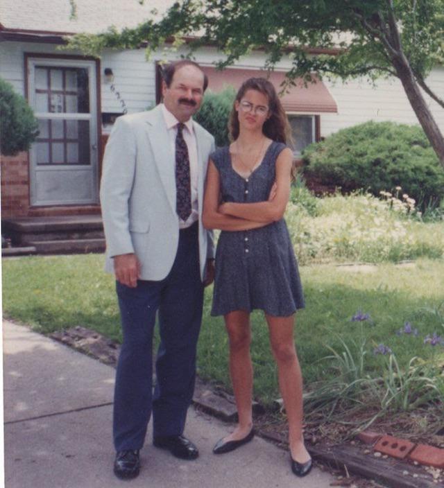 Dennis Rader with his daughter in 1993 (Picture taken 2 years after he had killed his last ...