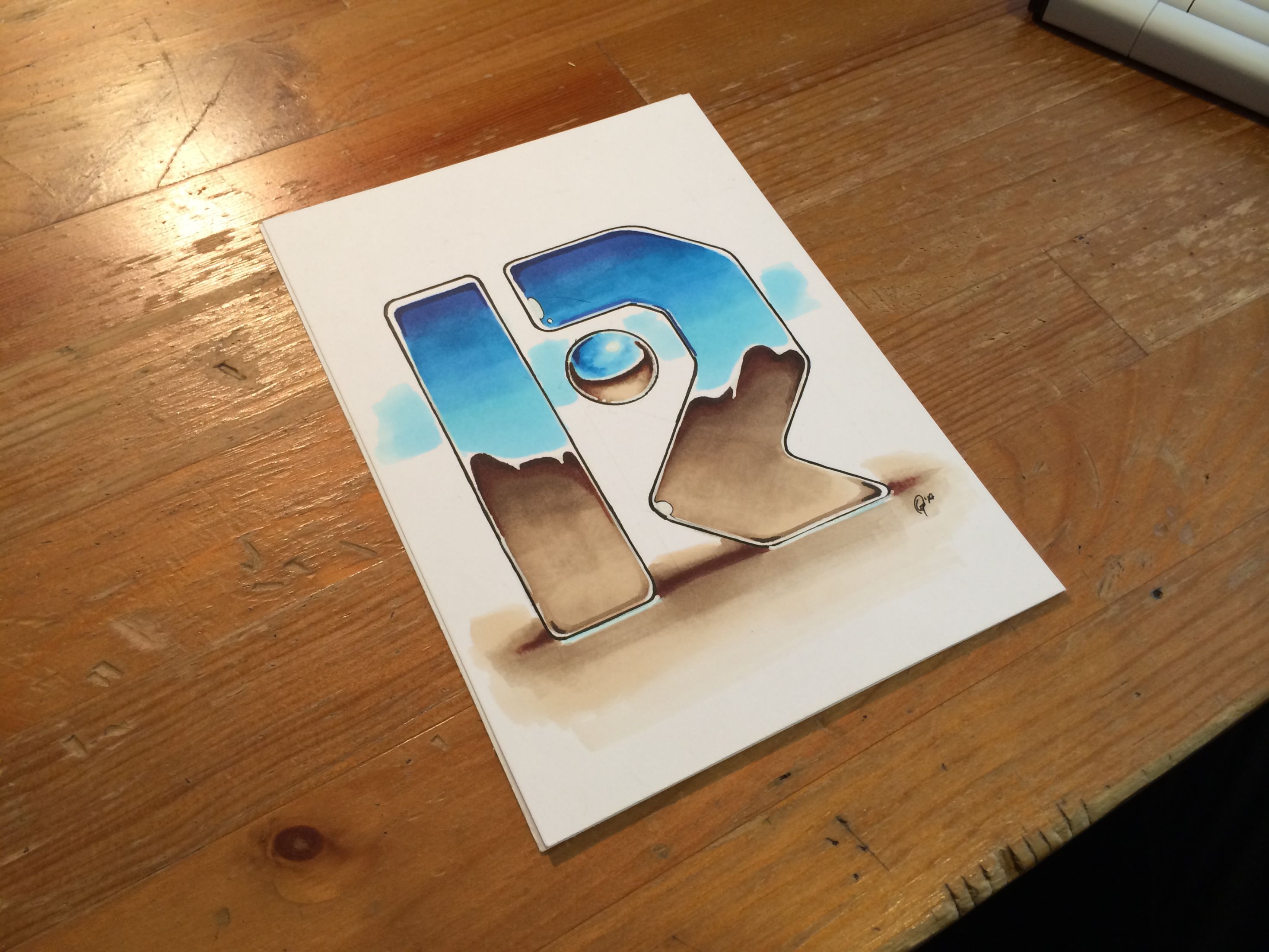 Desert Chrome "R" - Quick tutorial album in the comments. | Scrolller