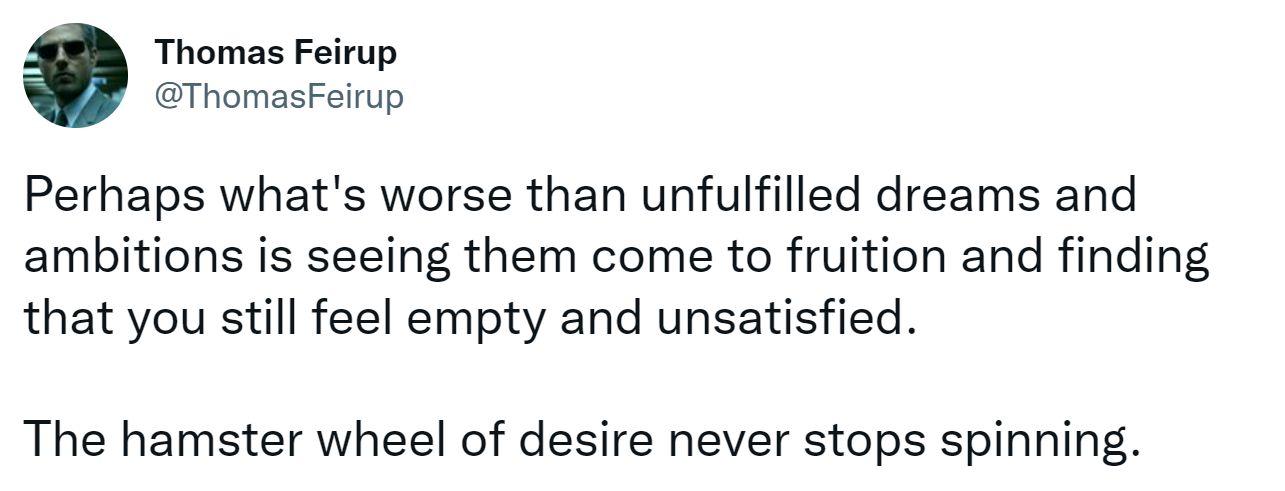 Desire is the root of suffering | Scrolller