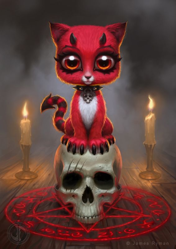 Devil Kitty by James Ryman | Scrolller