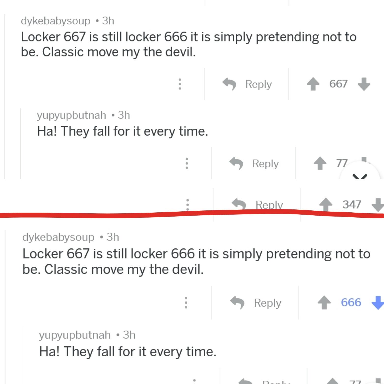 Devil's number. | Scrolller