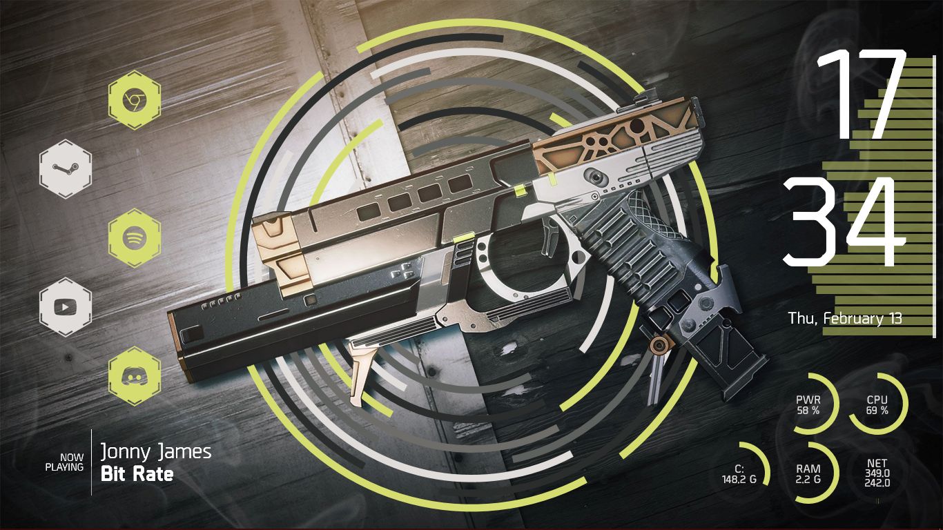 Devil's Ruin | Rainmeter Desktop Theme | Scrolller