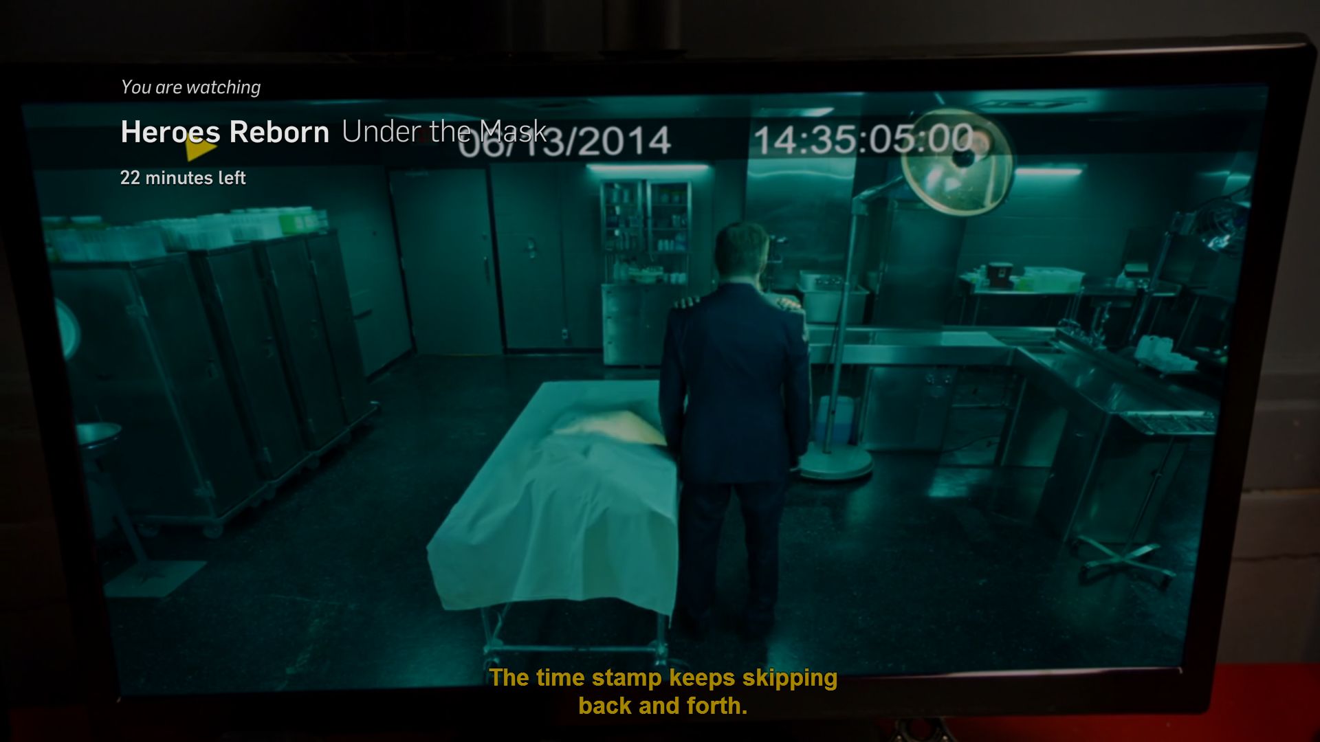 Did anyone else notice this frame on the security footage at the hospital | Scrolller