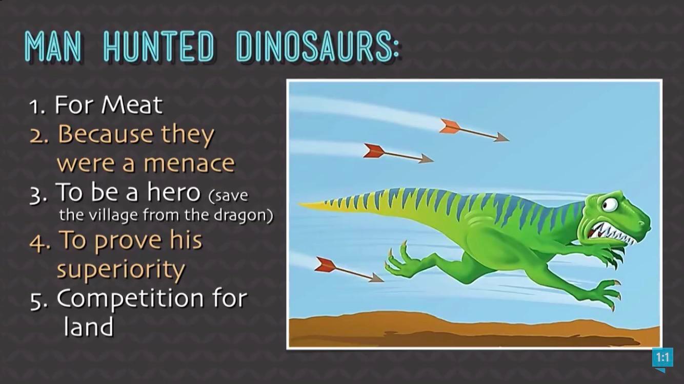 Did man really hunt dinosaurs into extinction? | Scrolller