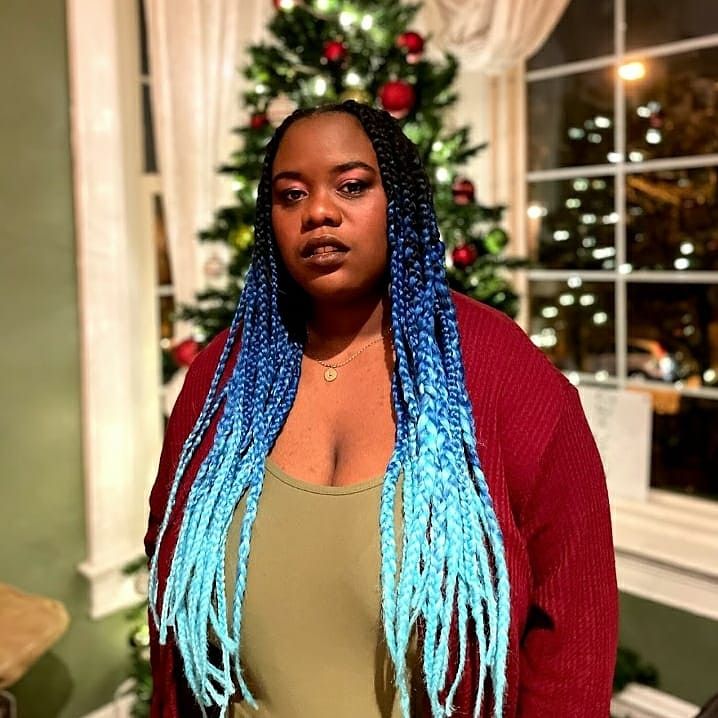 Did my own box braids for the very first time! I think they turned out okay. | Scrolller