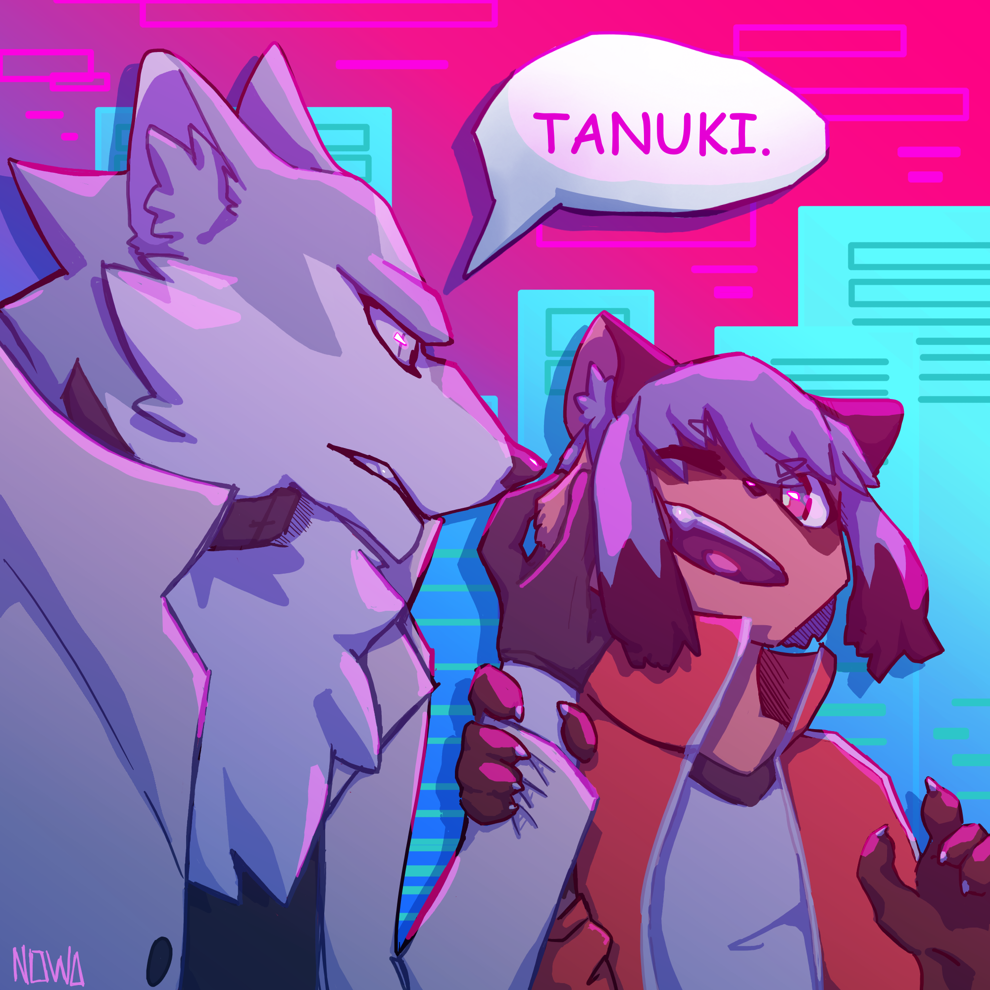 Did this a while ago. She's a tanuki! | Scrolller