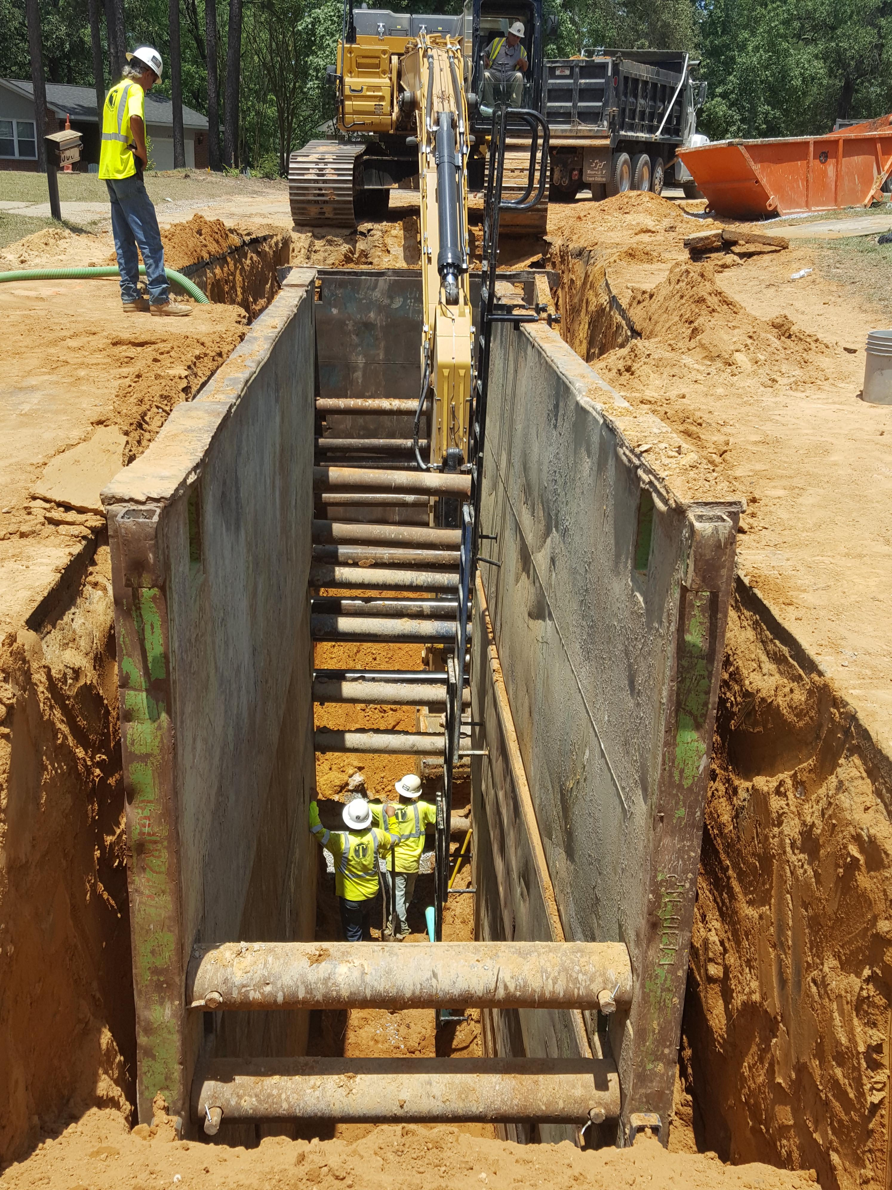 Digging deep my boys going for the manhole @22-24deep | Scrolller