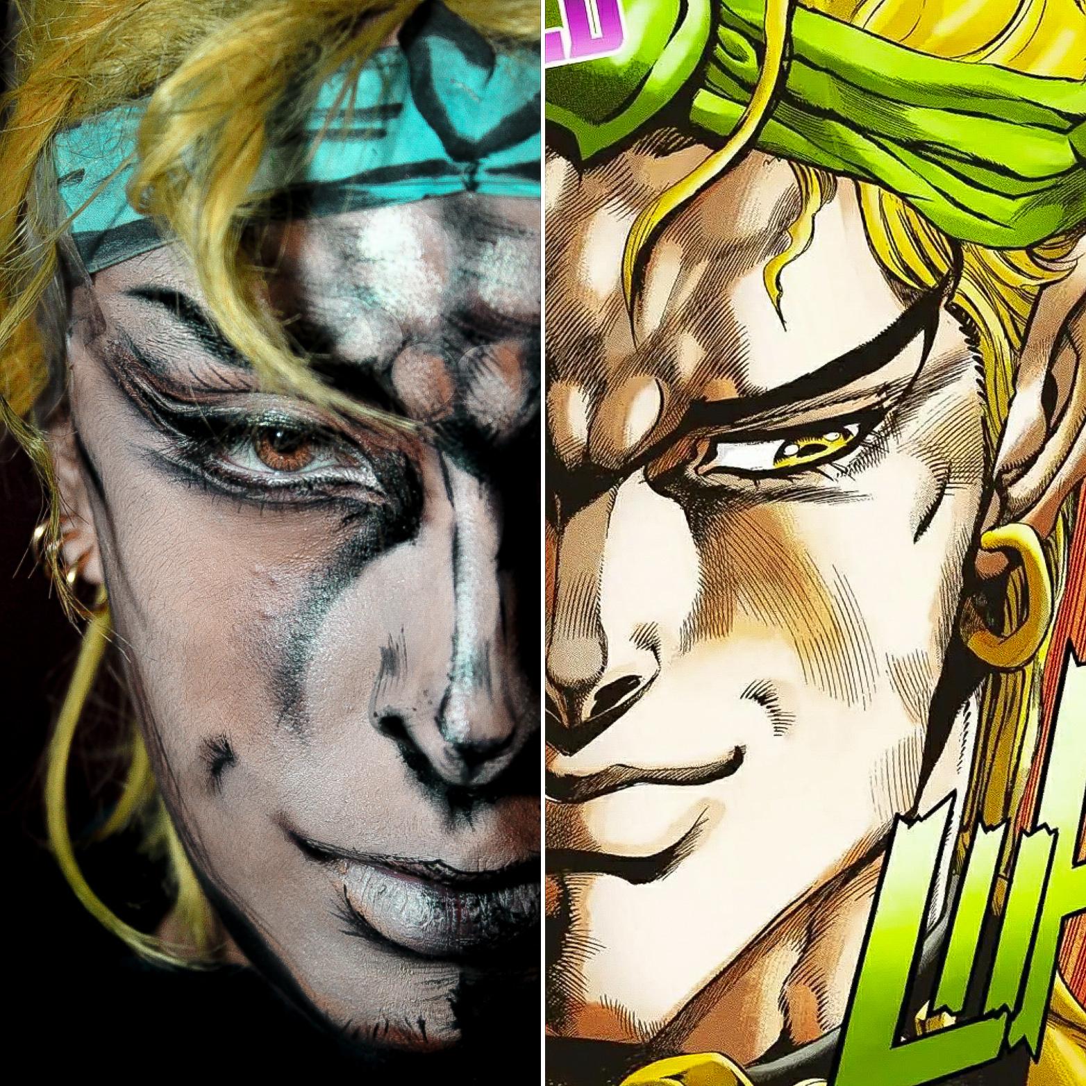 Dio Brando makeup attempt on myself! | Scrolller