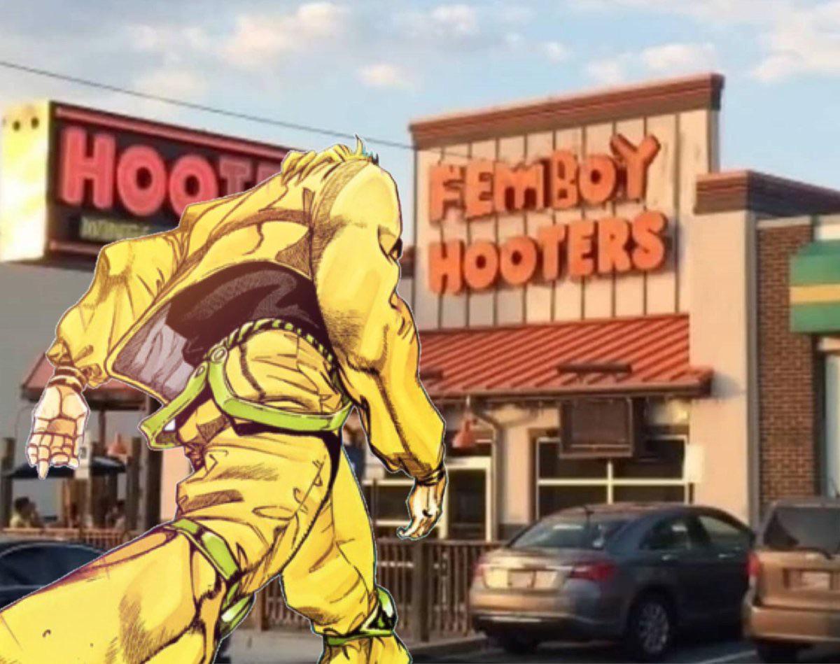 Dio walking to femboy hooters | Scrolller