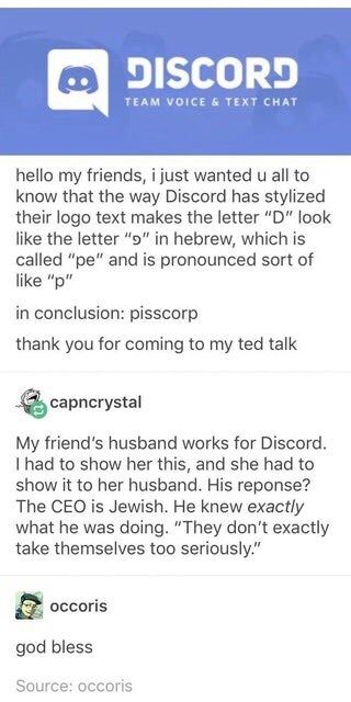 Discord is a shitpost of a social media ngl | Scrolller