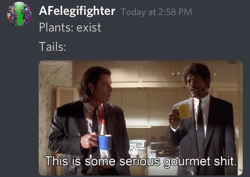 Discord meme we made of Tails and a specially called plant Alien | Scrolller