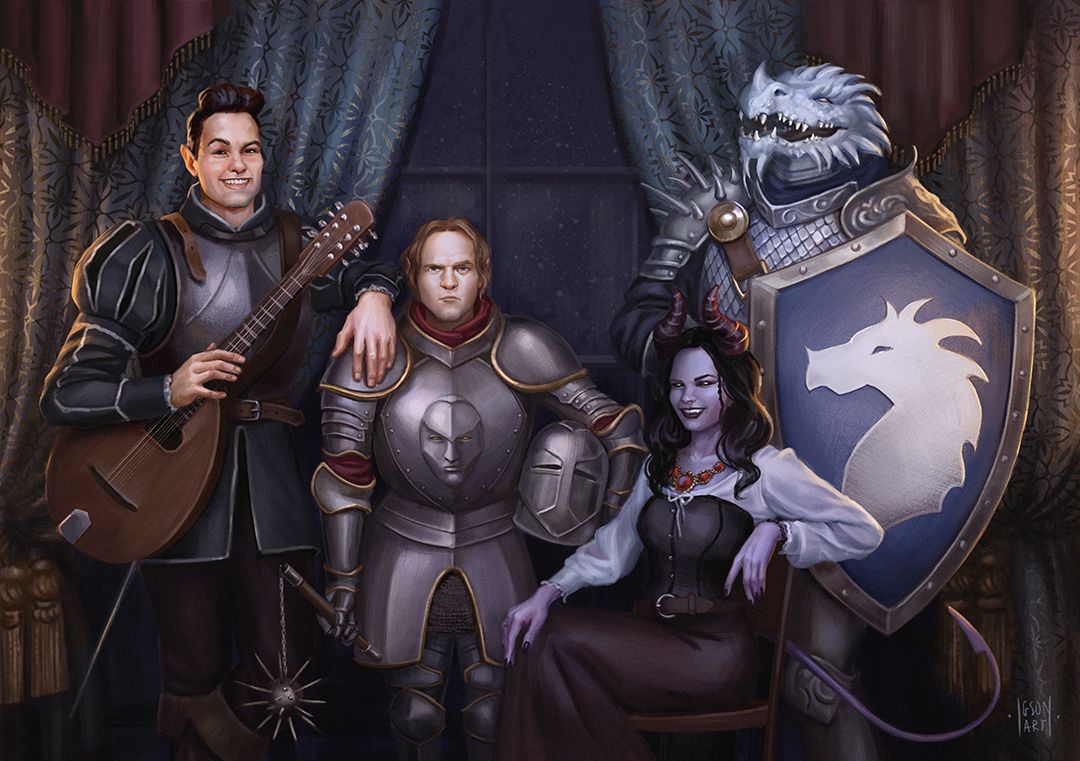DnD Party commission by IgsonArt | Scrolller