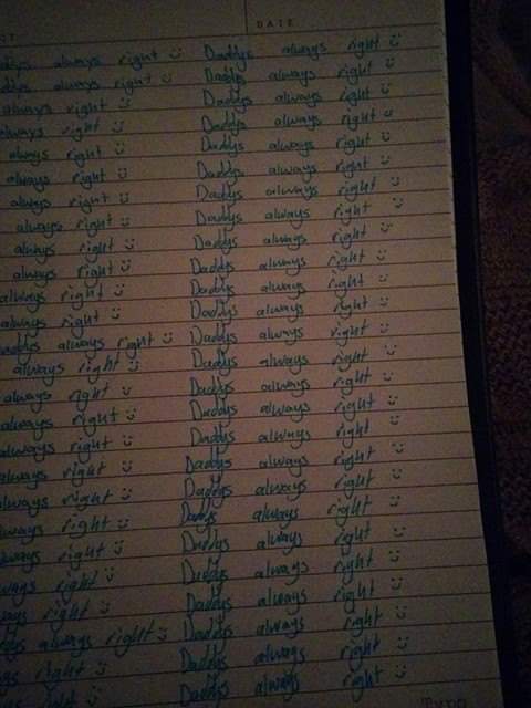 Do the smiley faces mean she's enjoying the punishment? 😤 | Scrolller