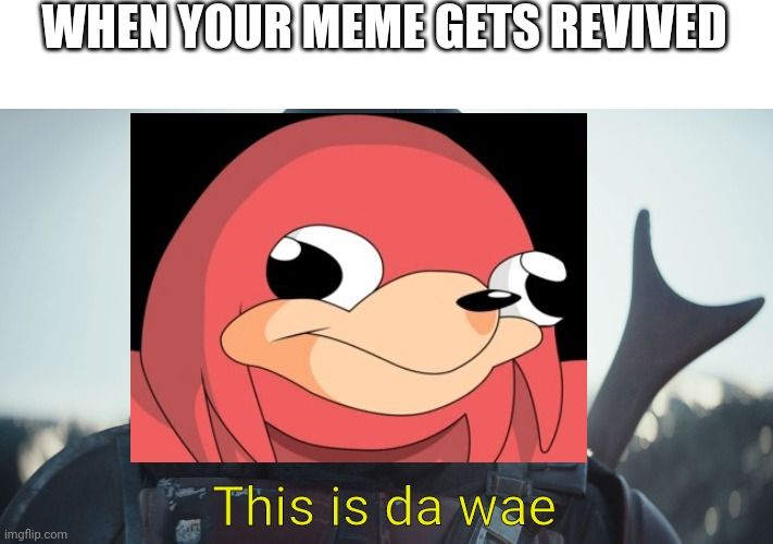 Do you know da wae | Scrolller