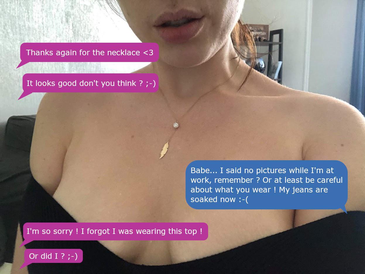 Do you like my necklace ? | Scrolller