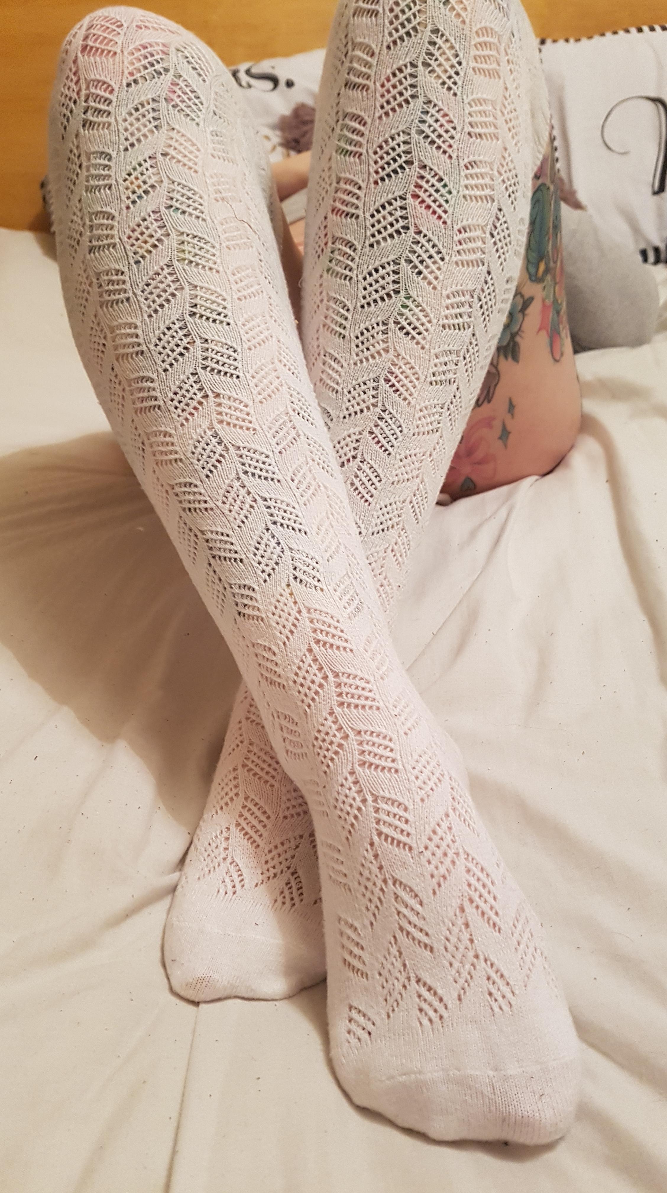 [selling] Uk 22f Used Panties Cute Knee High Socks Stockings And