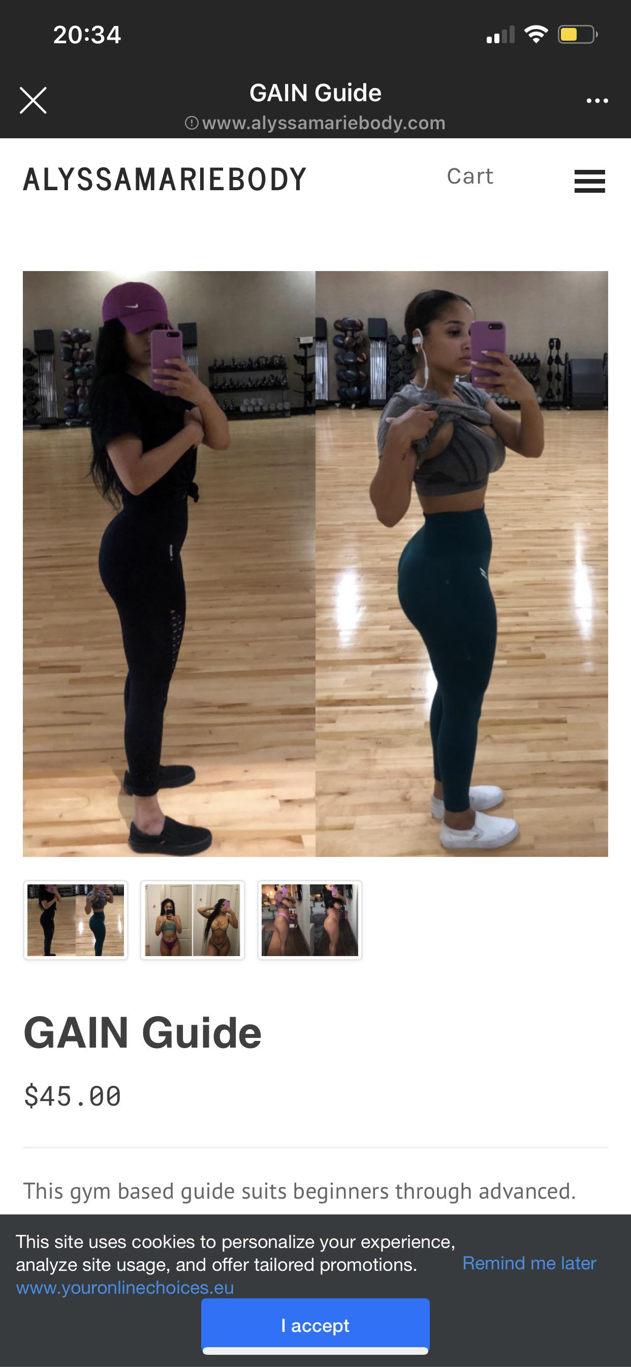 Does anyone have MSALYSSAMARIE GAIN GUIDE? | Scrolller