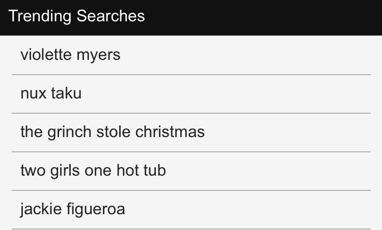 Does anyone know why she’s #5 trending on the hub? The search doesn’t really bring anything up ...