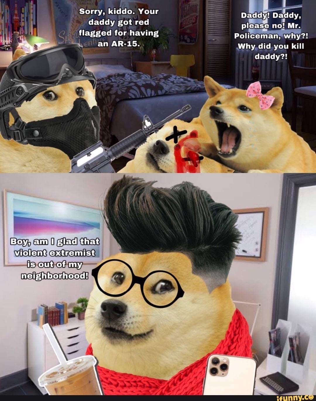 Doggo does a cringe | Scrolller
