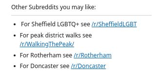 Donny made it into the /r/sheffield sidebar. That's not enough, lets start a petition to put it ...