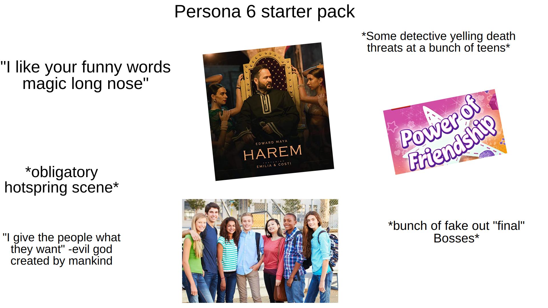 Persona 6 starterpack | Scrolller