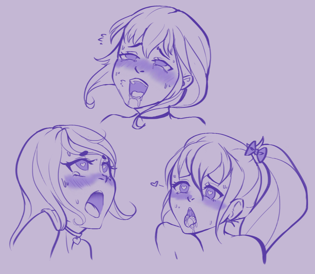 Doodled some ahegao ? [original] | Scrolller