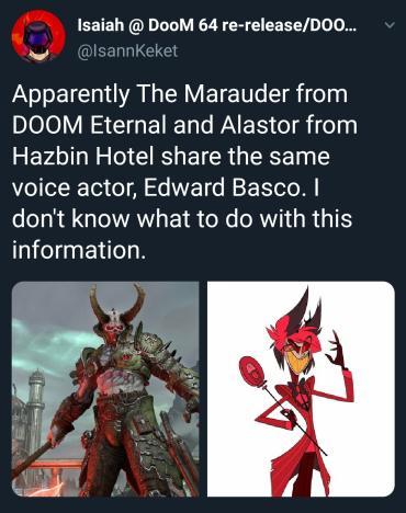 Doomguy comfirmed for hazbin | Scrolller