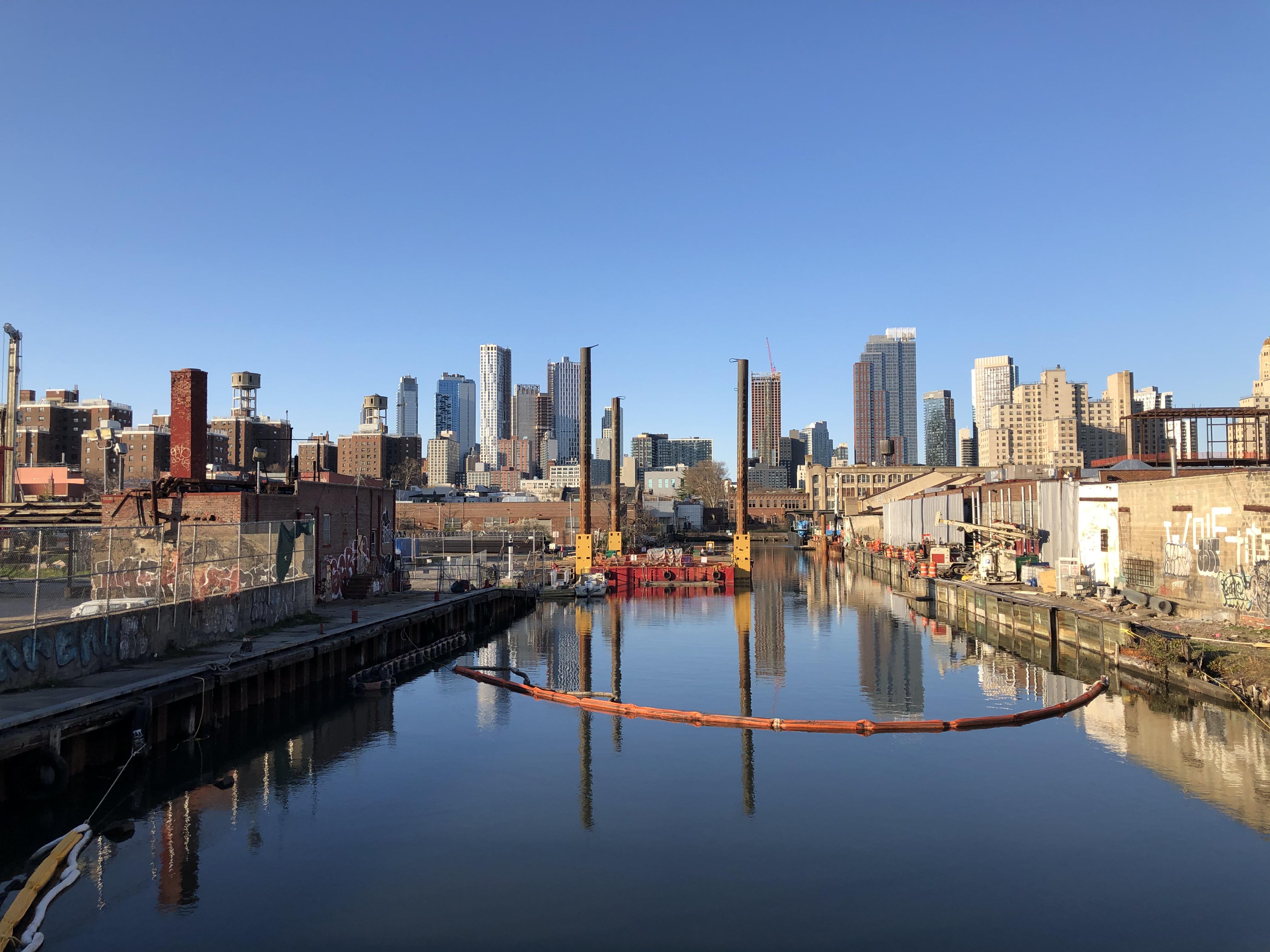 Downtown Brooklyn skyline, taken from Gowanus Canal | Scrolller