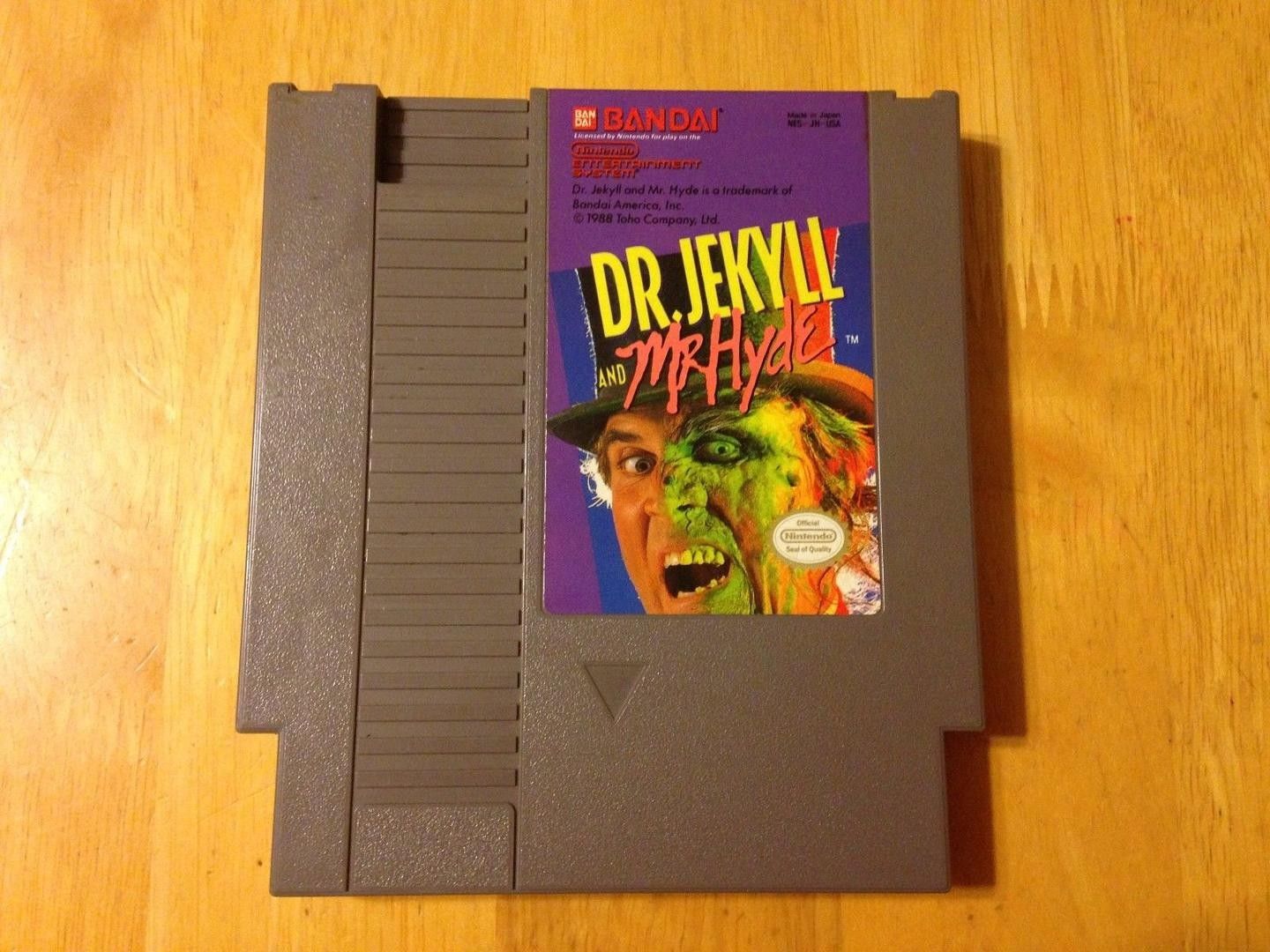 Dr. Jekyll And Mr. Hyde NES cartridge | Scrolller
