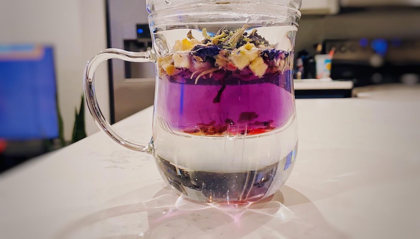 Dragon Fruit with Pea Flowers | Scrolller