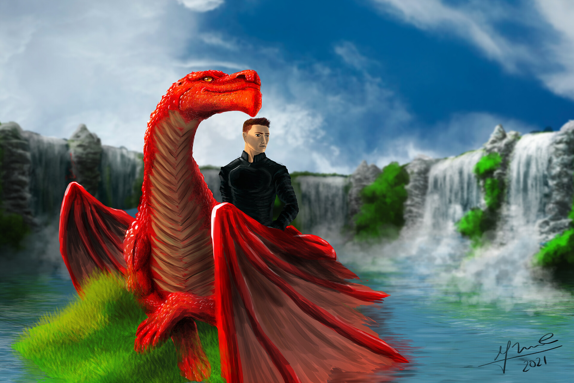 "Dragon Rider" by Manuel Javier Noreña Castaño | Scrolller