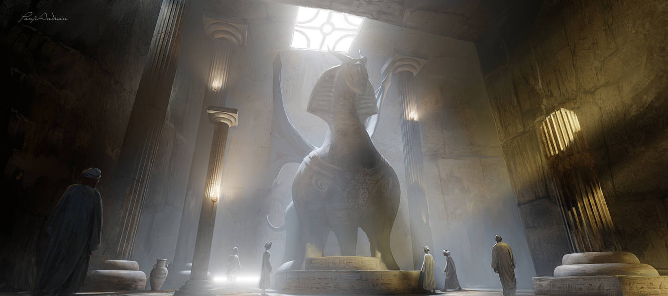 Dragon Sphinx by Panji Andrian | Scrolller