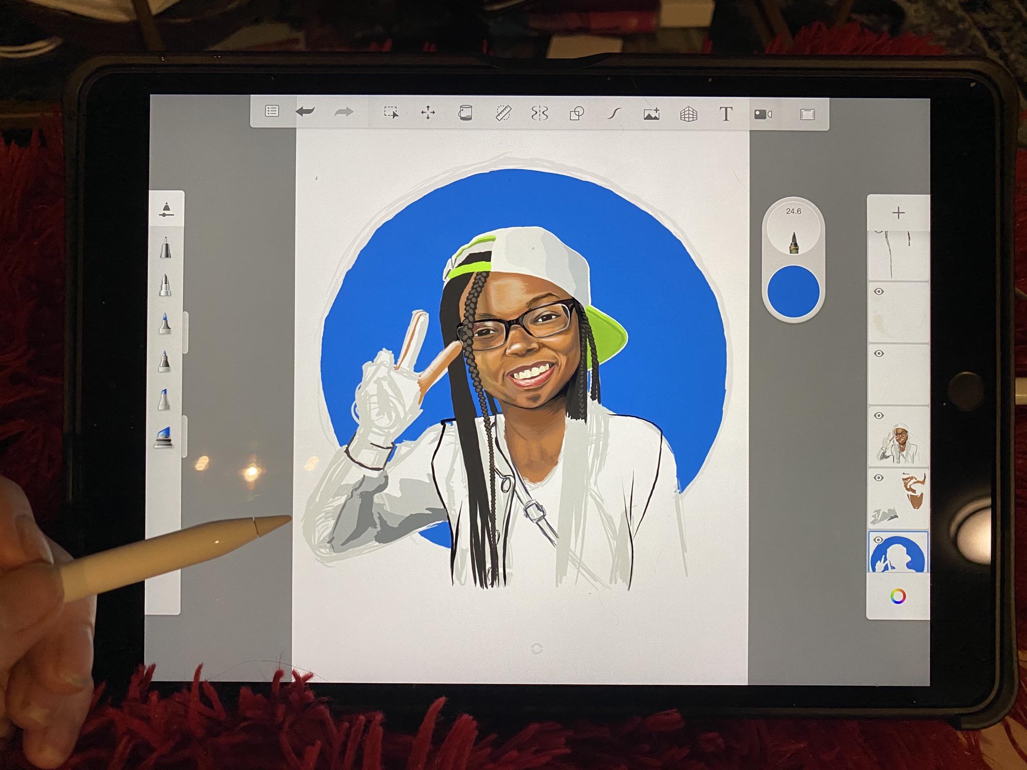 Drawing an acquaintance during the quarantine | Scrolller