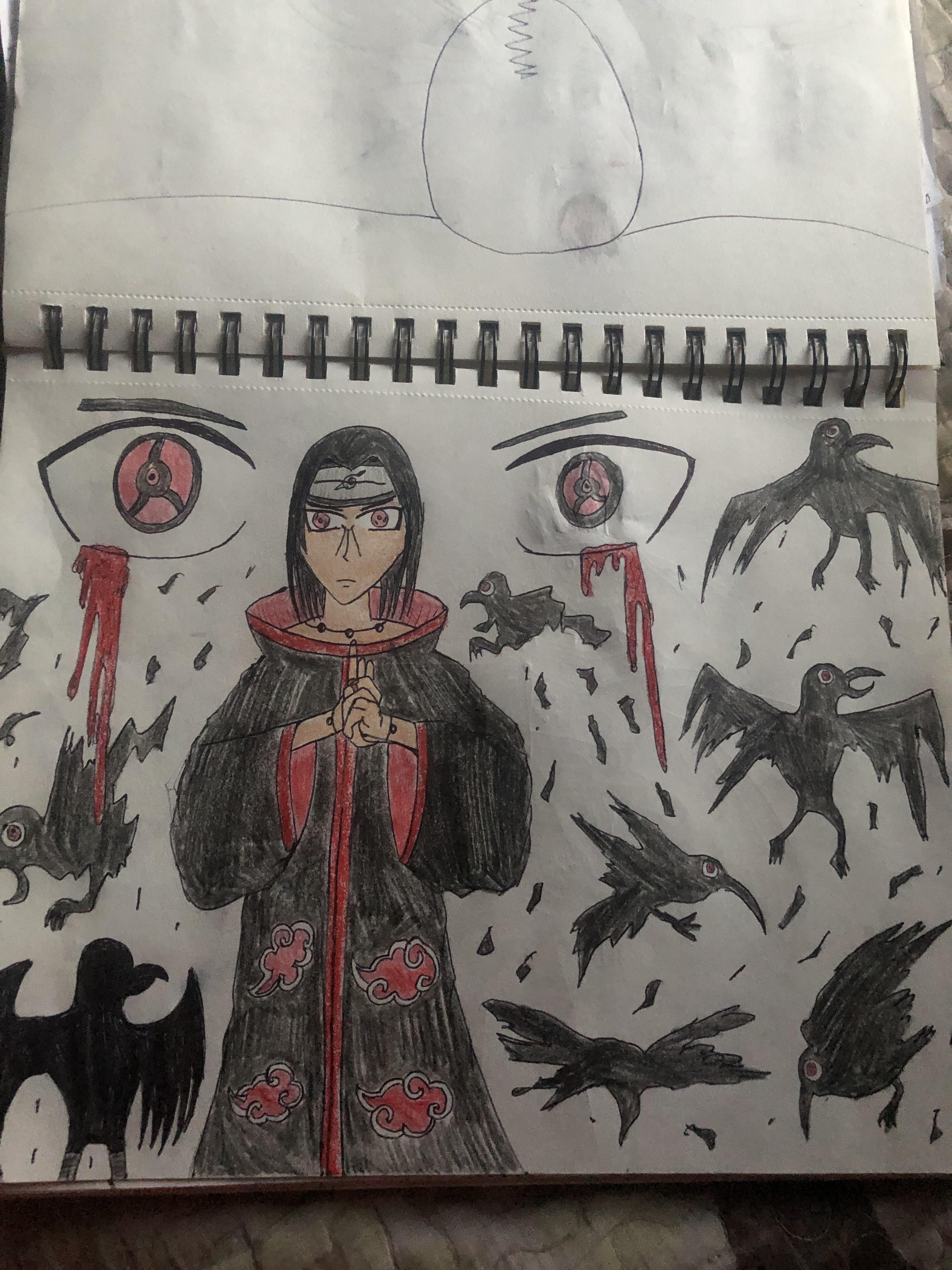 Drawing of Itachi Uchiha | Scrolller