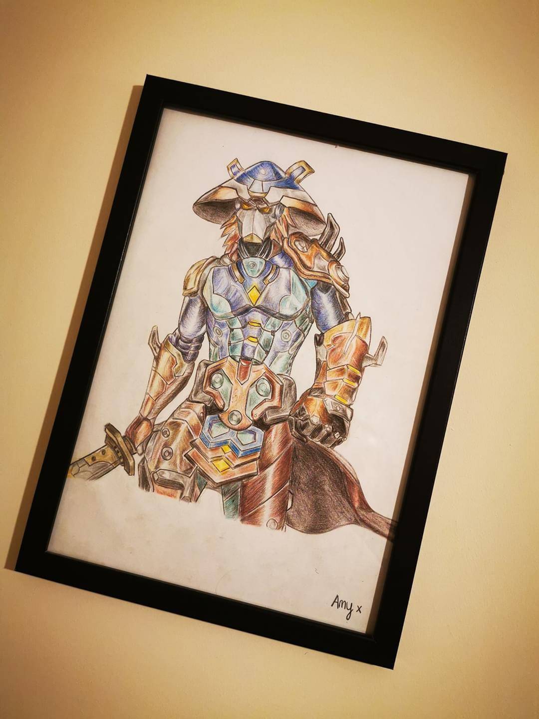 Drawing of Susano from Smite | Scrolller