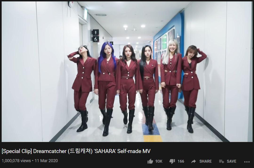 Dreamcatcher's 'SAHARA' Self-made MV has surpassed 1 million views! | Scrolller
