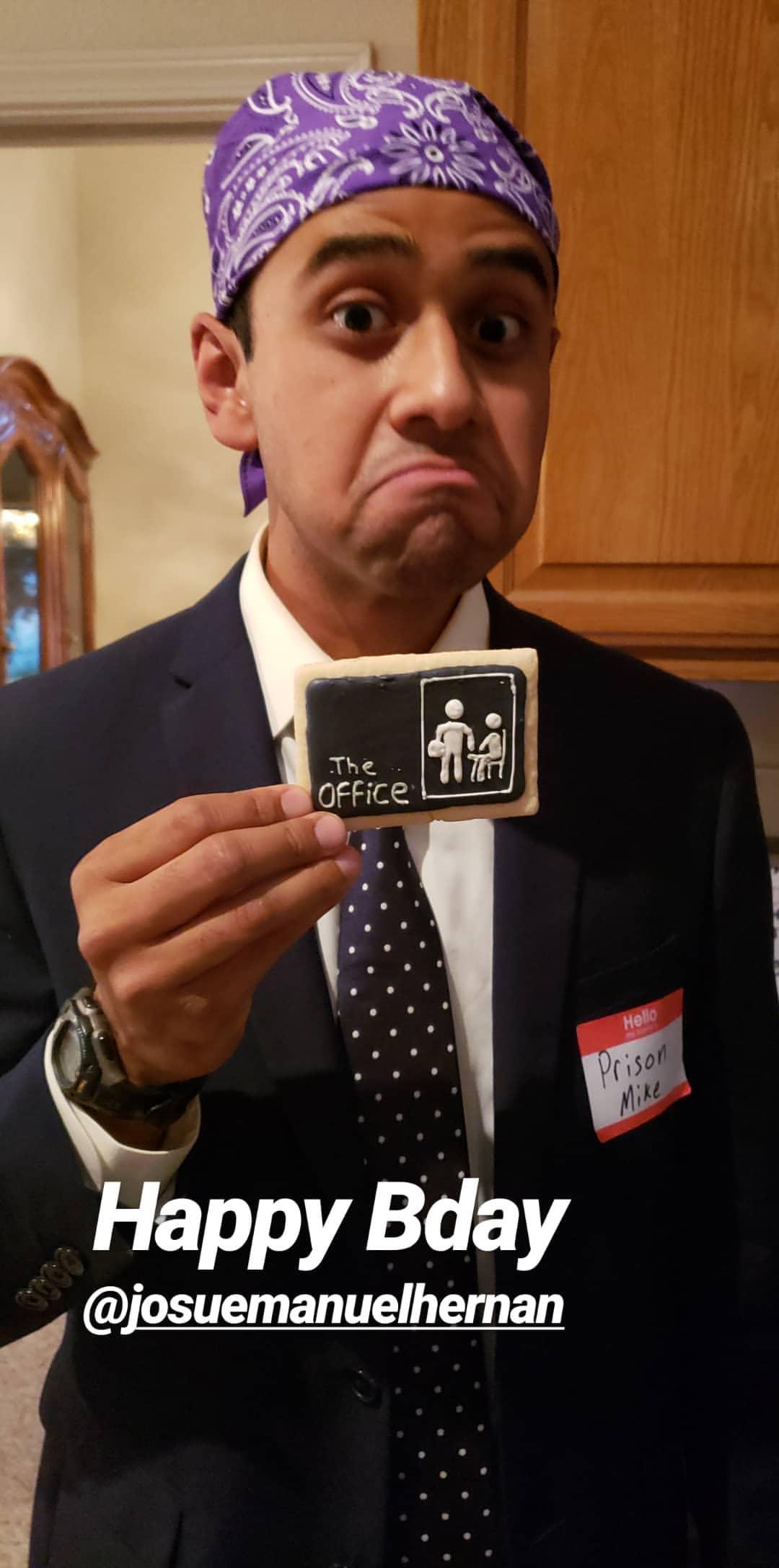 Dressed up as prison mike for office themed party | Scrolller