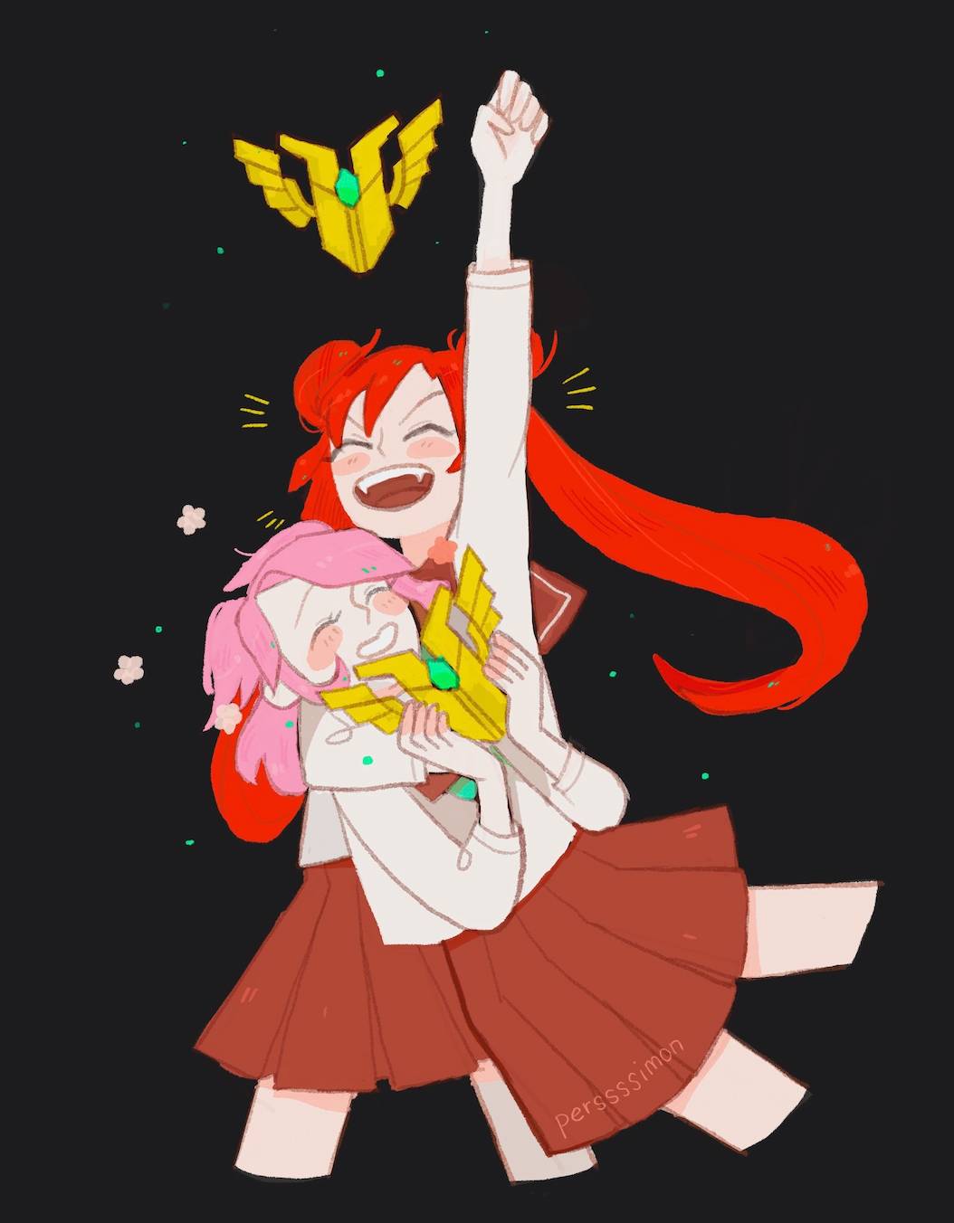 Drew this to celebrate getting mastery 7! | Scrolller