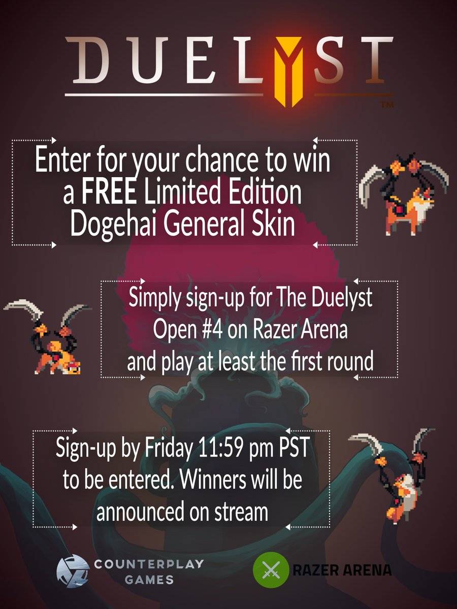 Duelyst Open #4 - In partnership with Razer Arena! | Scrolller