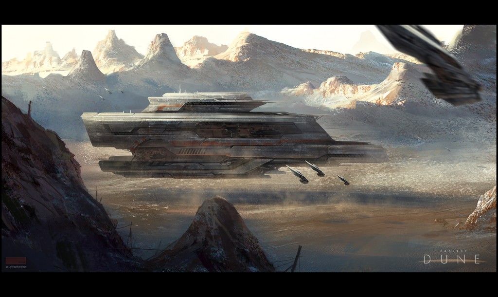 Dune Harkonnen Battleship by Mark Molnar | Scrolller
