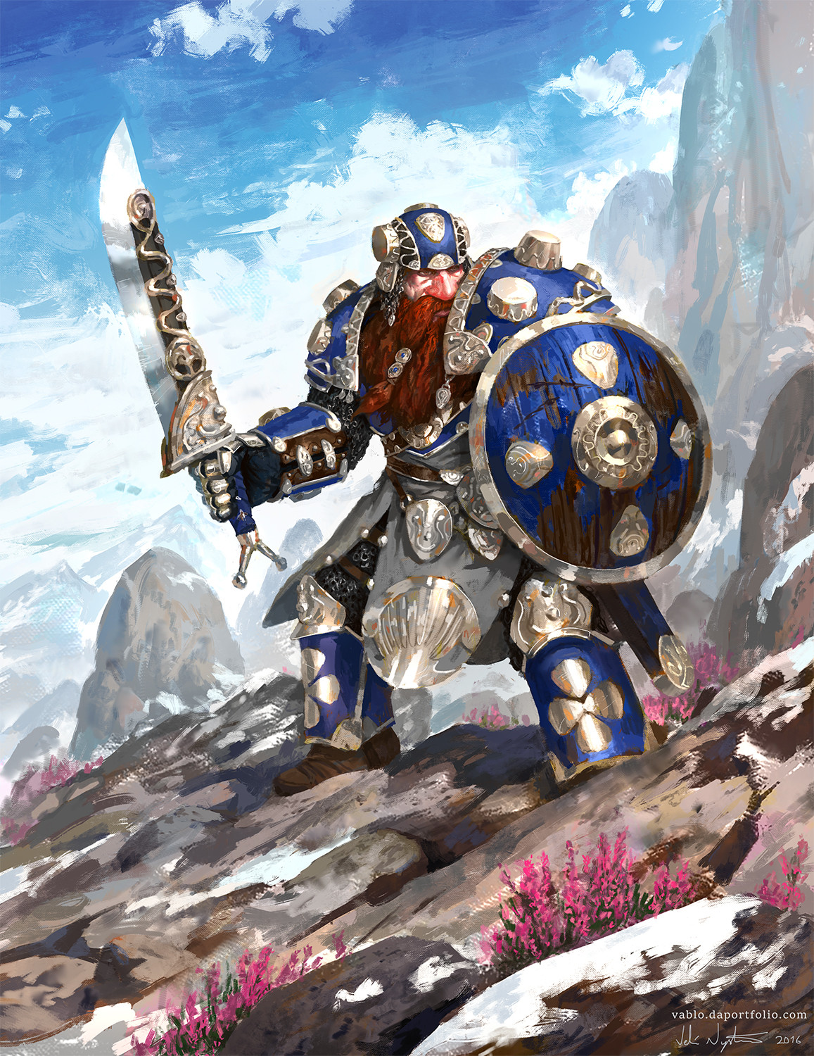 Dwarf Warrior by Veli Nyström | Scrolller