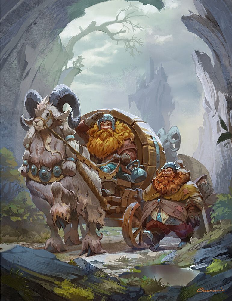 Dwarfs by Ekaterina Chesalova | Scrolller