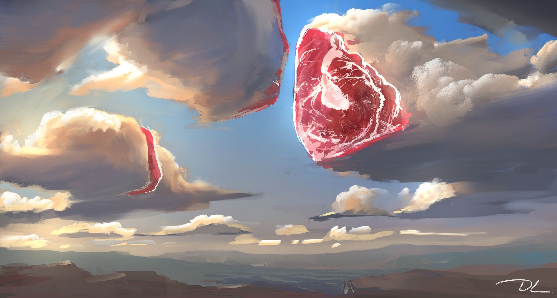 Eating Clouds by Denis Loebner | Scrolller