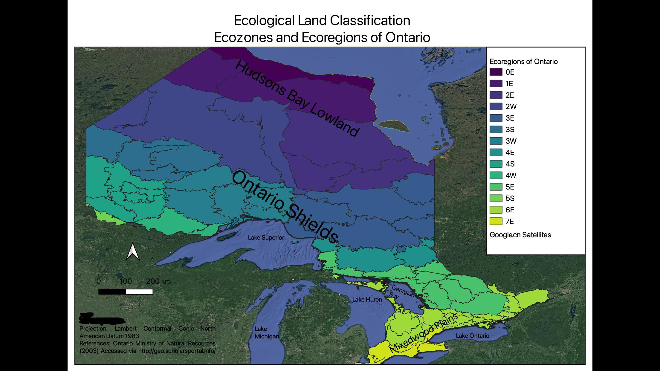 Eco zones and Eco regions of Ontario, Canada | Scrolller