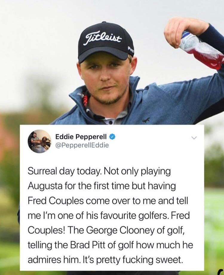 Eddie Pepperell A.K.A The Brad Pitt of Golf | Scrolller