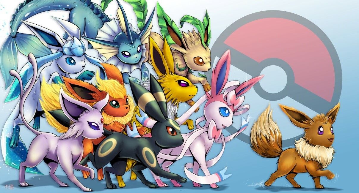 Eeveelution Squad by Tyrine Carver and Wil Woods | Scrolller