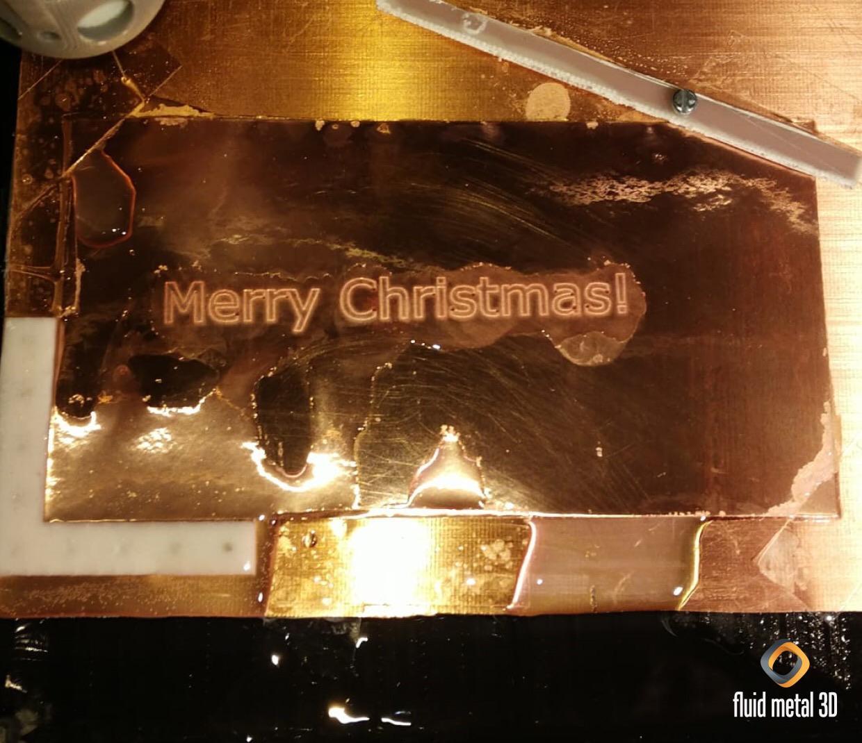 Electro etching, happy holidays! | Scrolller